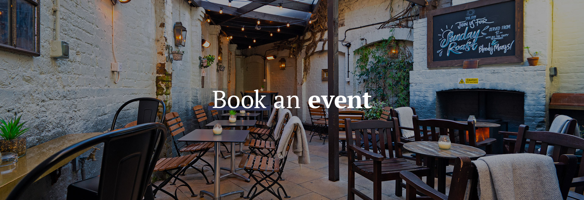 Event Booking for Groups at The Sun In Splendour London